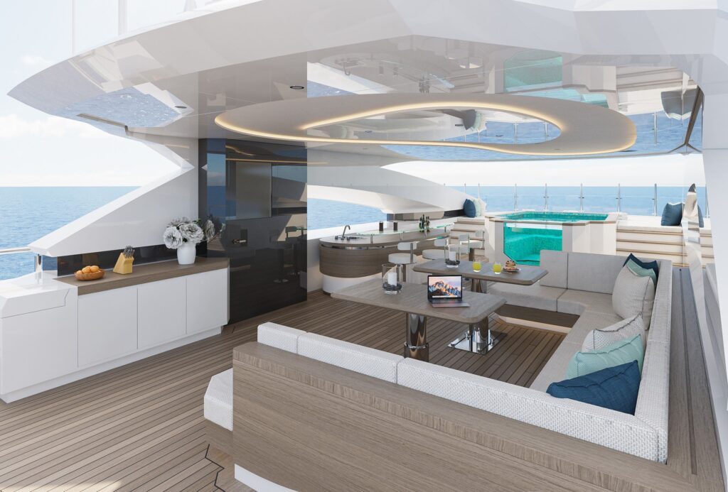 Eternal Spark Yacht Sundeck