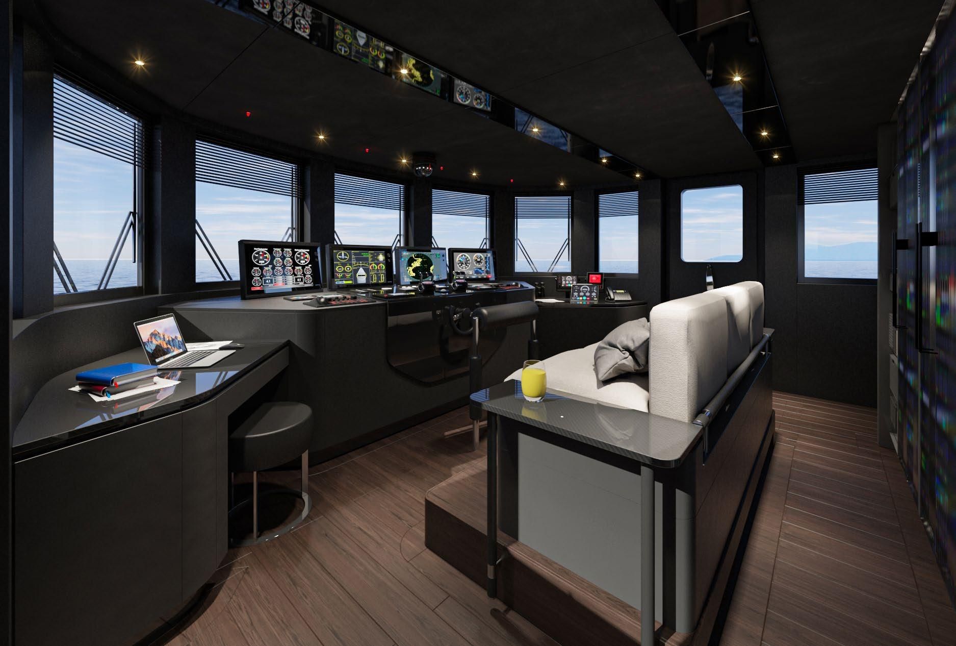 Eternal Spark Yacht Wheelhouse