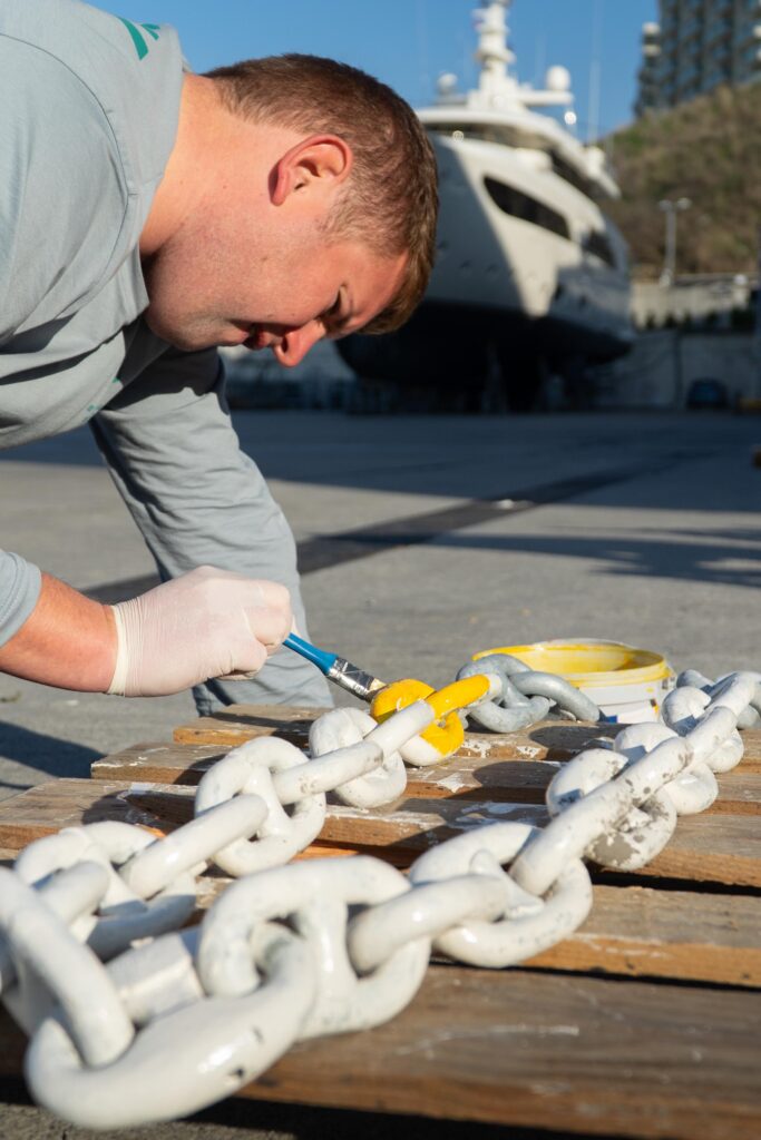 Construction Update: Eternal Spark Yacht Anchor Chain